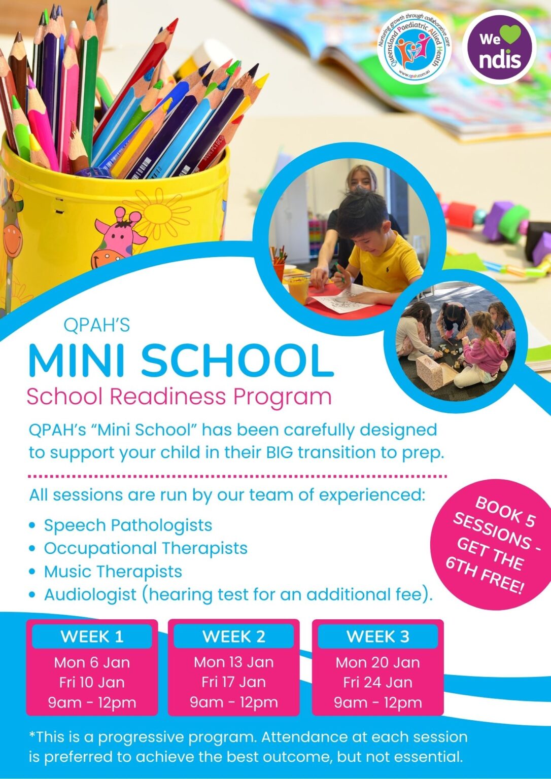 Mini School - School Readiness Program - Queensland Paediatric Allied ...